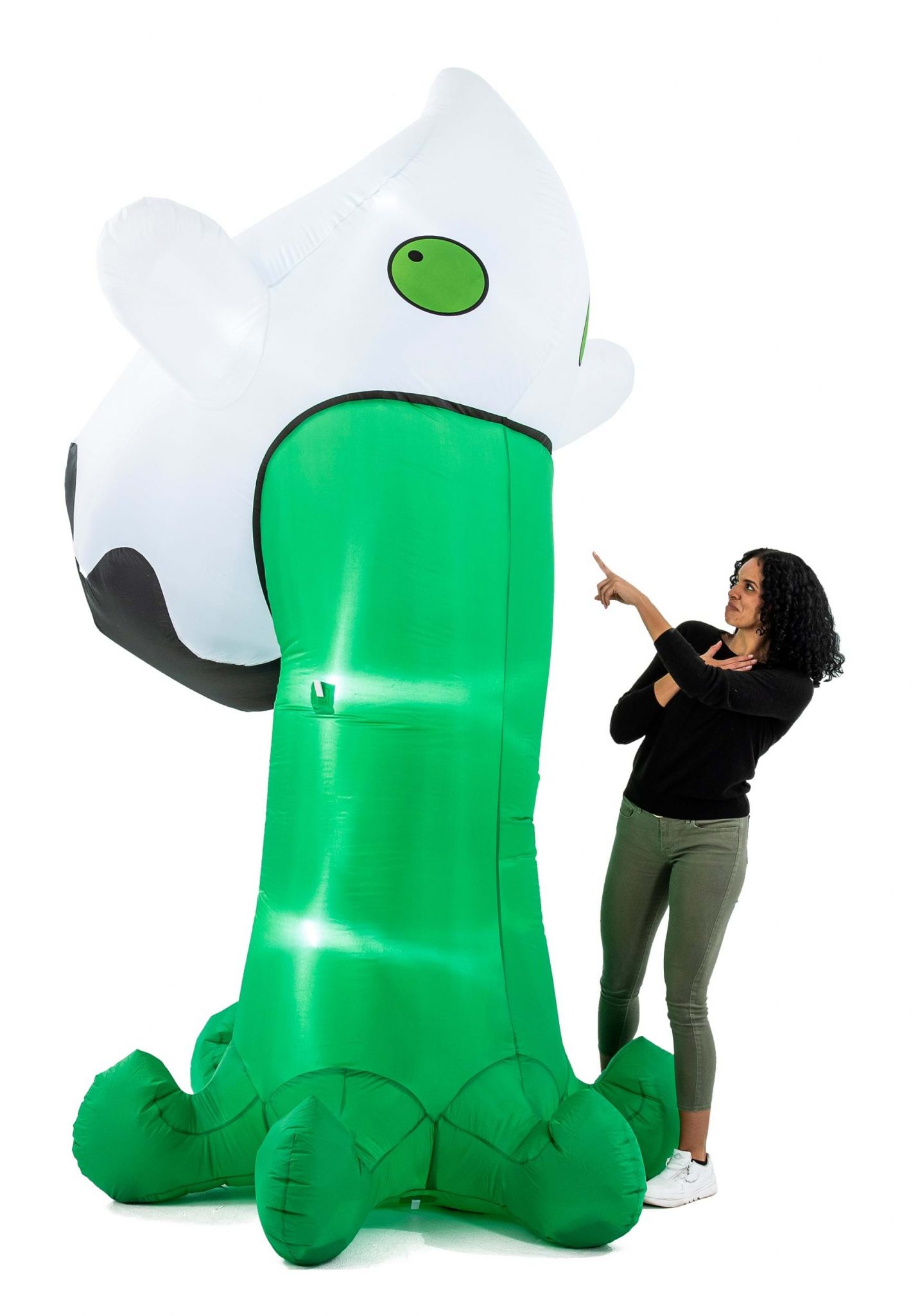 10FT Jumbo Throwing Up Ghost Inflatable Prop - Halloween Costume Ideas